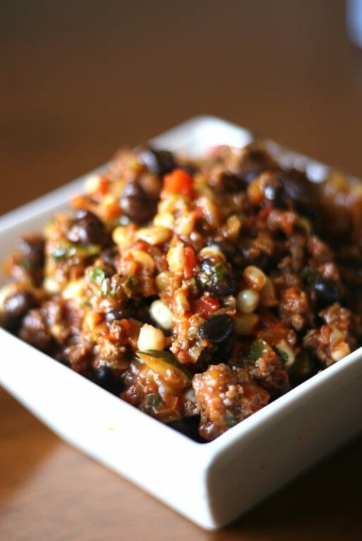 Hidden Veggie Chipotle Taco Meat - Perry's Plate