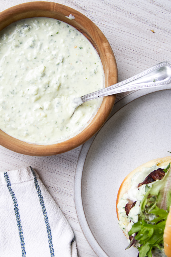 Goat Cheese Burger Recipe - Perry's Plate