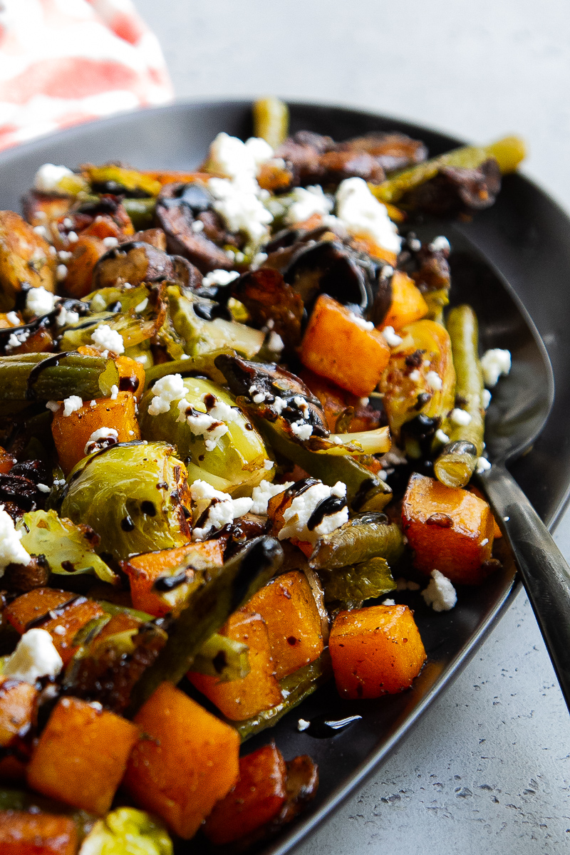 Easy Balsamic Roasted Vegetables - Perry's Plate