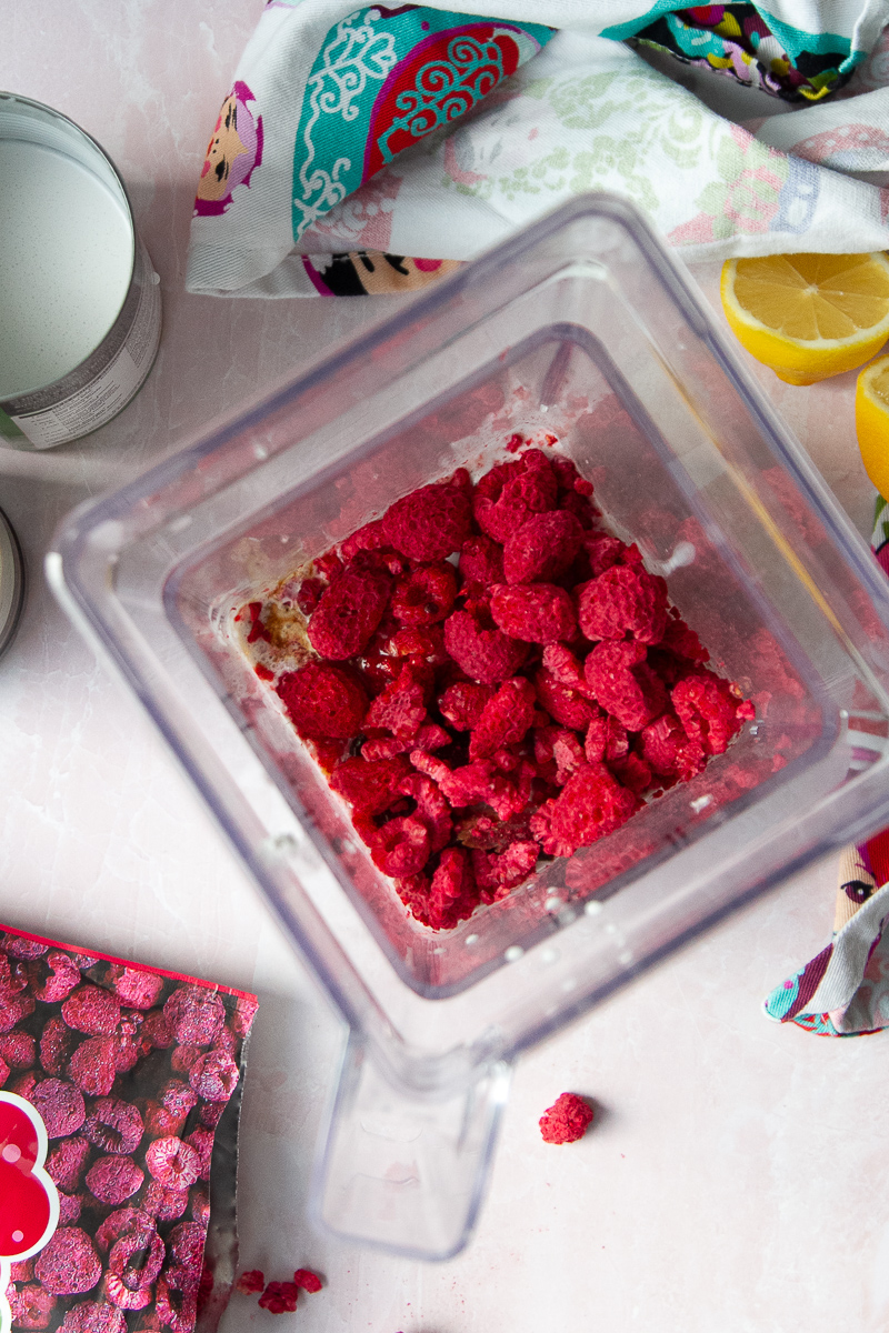 Raspberry Sorbet (In the Blender) - Perry's Plate