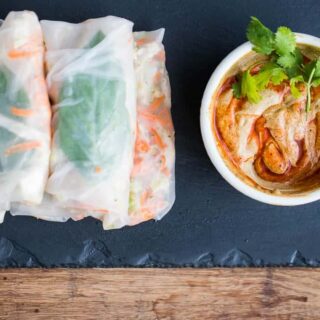 Thai Spring Rolls Recipe-Perrys Plate
