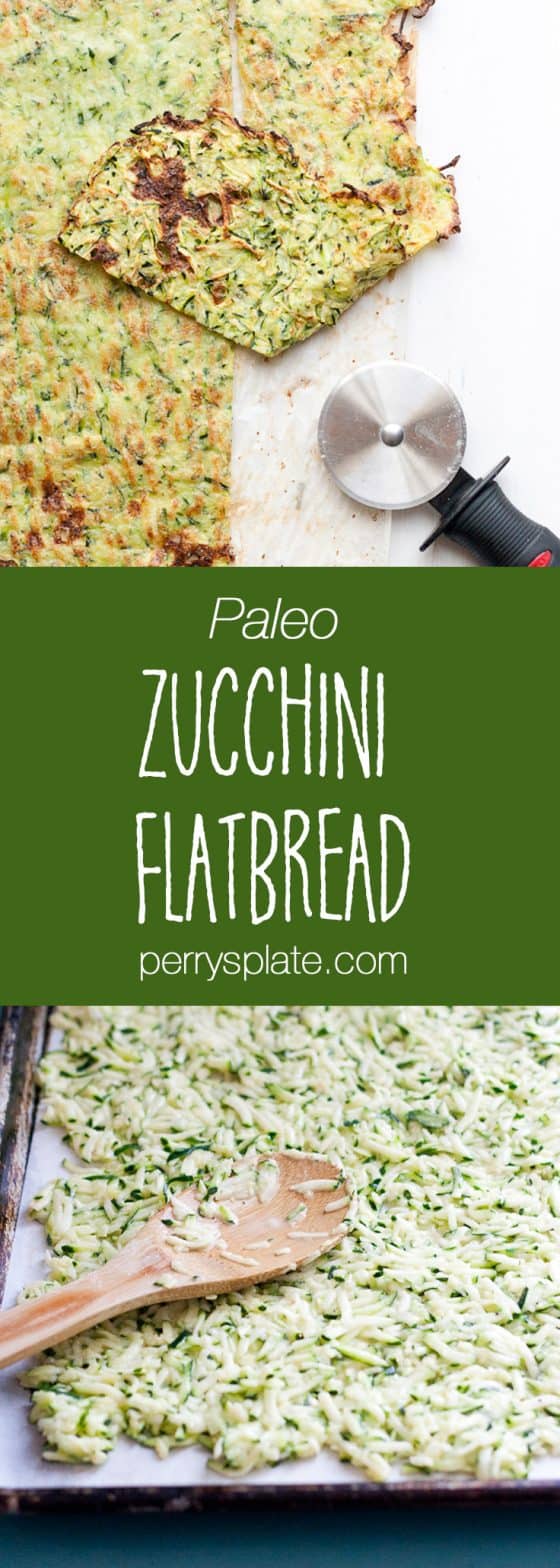 Paleo Zucchini Flatbread - Perry's Plate