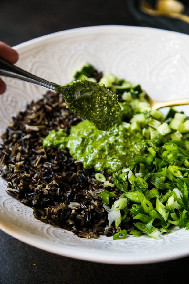 Wild Rice and Cucumber Salad - Perry's Plate