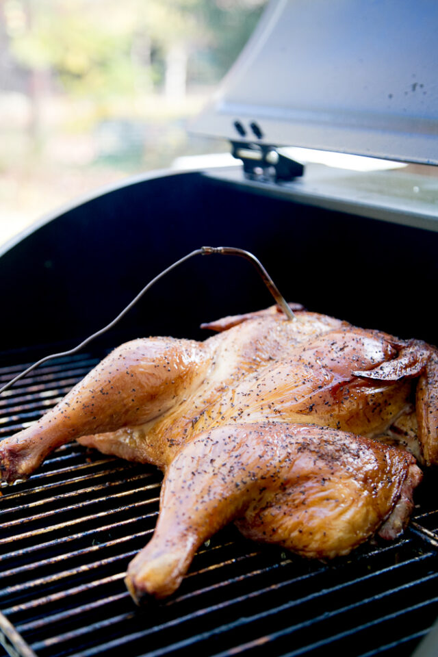 How to Smoke Whole Chicken - Perry's Plate