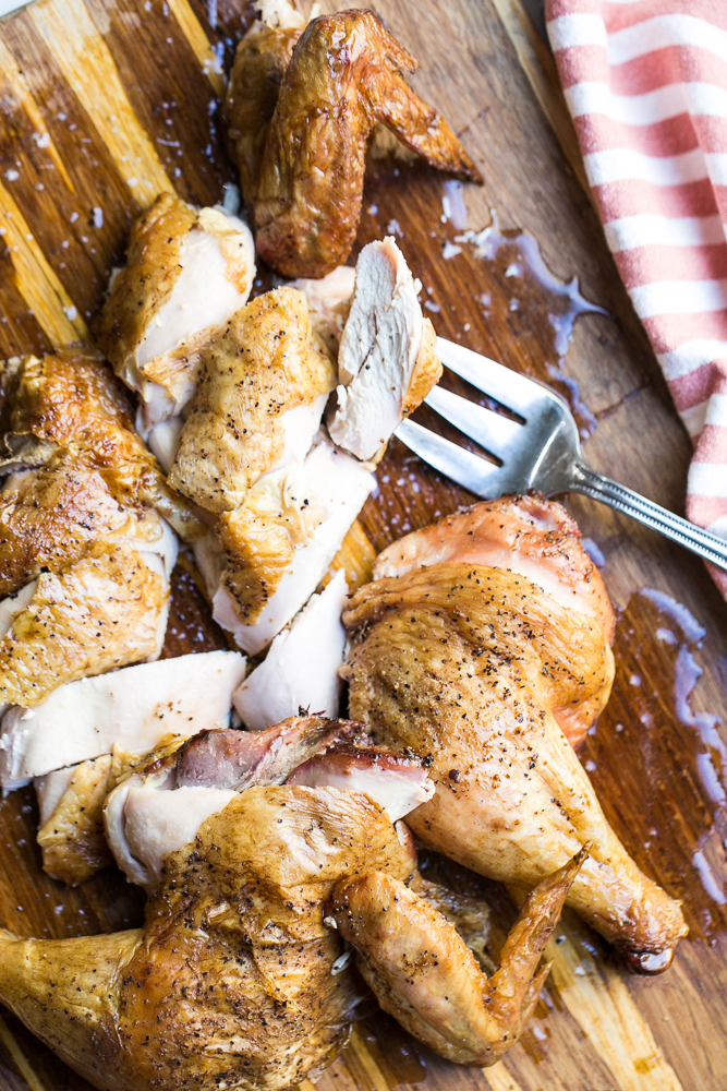 How to Smoke Whole Chicken - Perry's Plate