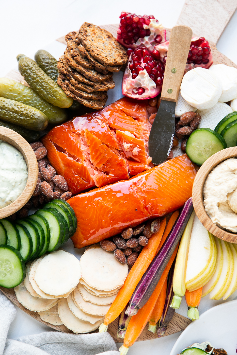 Smoked Salmon Platter Presentation