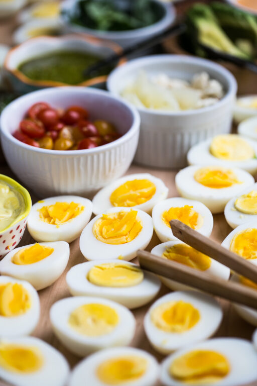 Lazy Deviled Egg Board - Perry's Plate