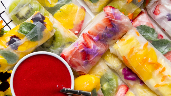 Fruit Spring Rolls Teriyaki Tofu Spring Rolls | Healthy Nibbles By