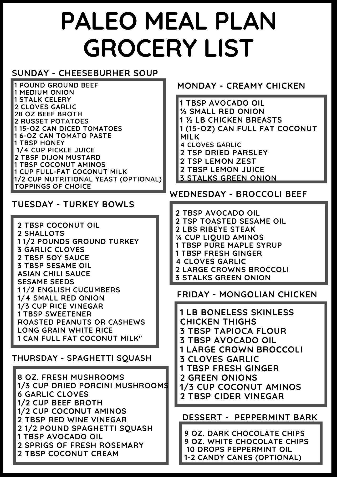 Healthy Meal Plan #32 - Perry's Plate