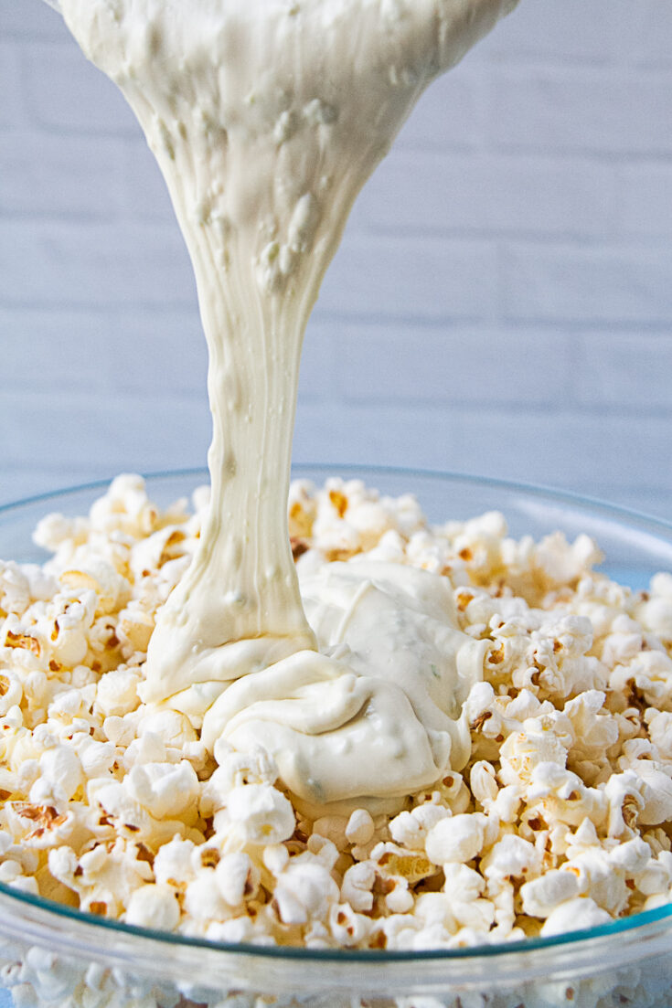 Toasted Coconut Popcorn with Lime - Perry's Plate