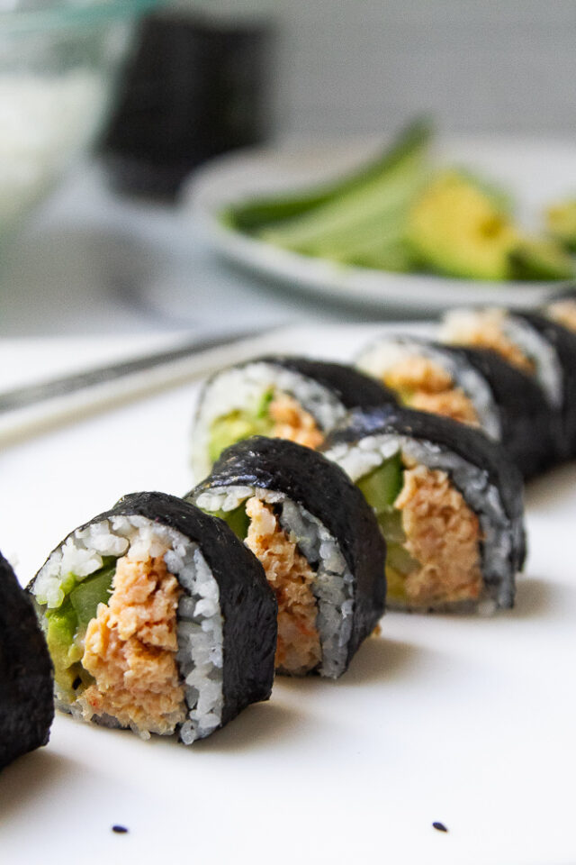 Spicy Shrimp Sushi (Rolls and Bowls)
