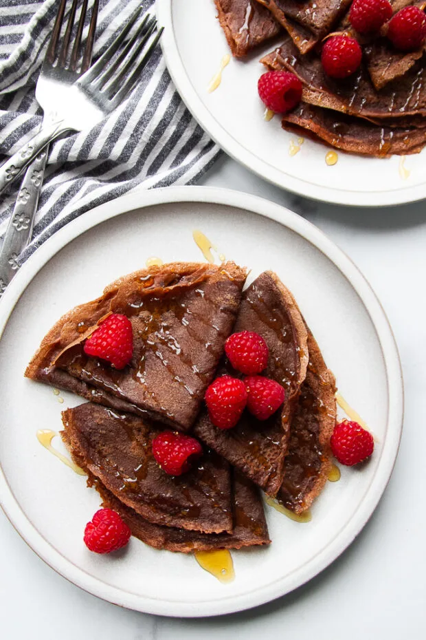 Chocolate Crepes Recipe - Perry's Plate
