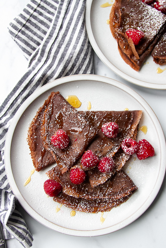Chocolate Crepes Recipe - Perry's Plate