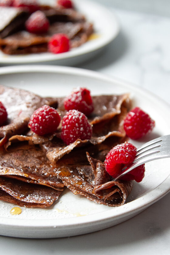 Chocolate Crepes Recipe - Perry's Plate