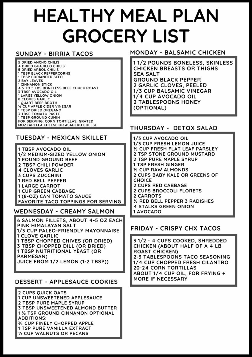 Healthy Meal Plan #47 - Perry's Plate