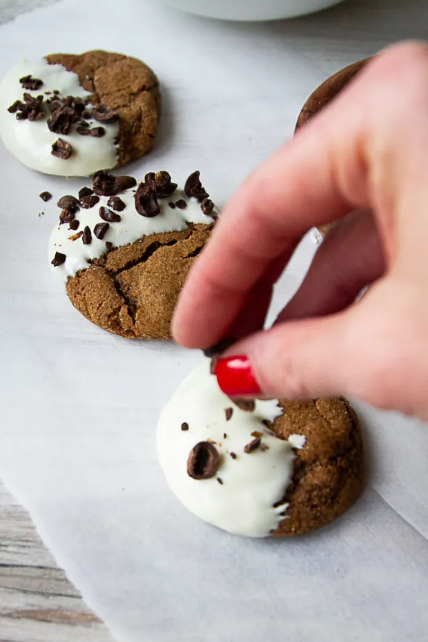 Chewy Gingerbread Latte Cookies Recipe - Perry's Plate