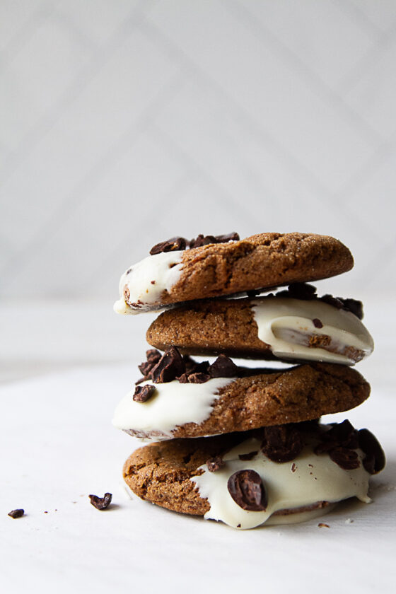 Chewy Gingerbread Latte Cookies Recipe - Perry's Plate